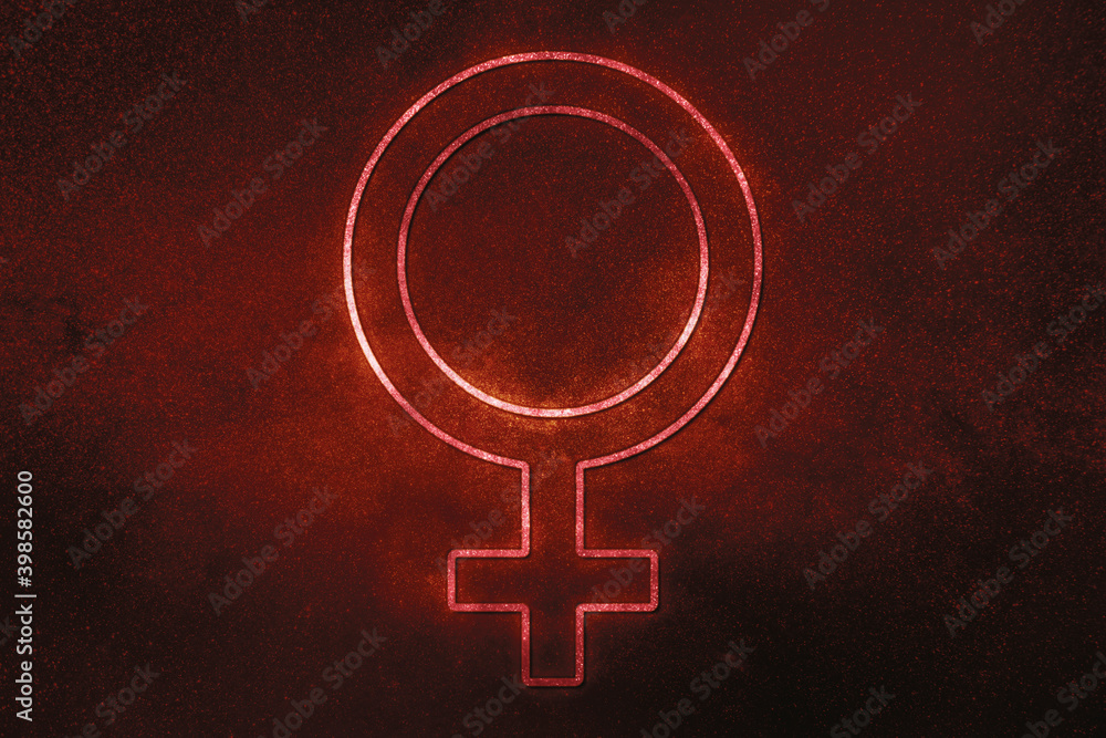 Female symbol, Women Sign, Gender symbol Stock Photo | Adobe Stock