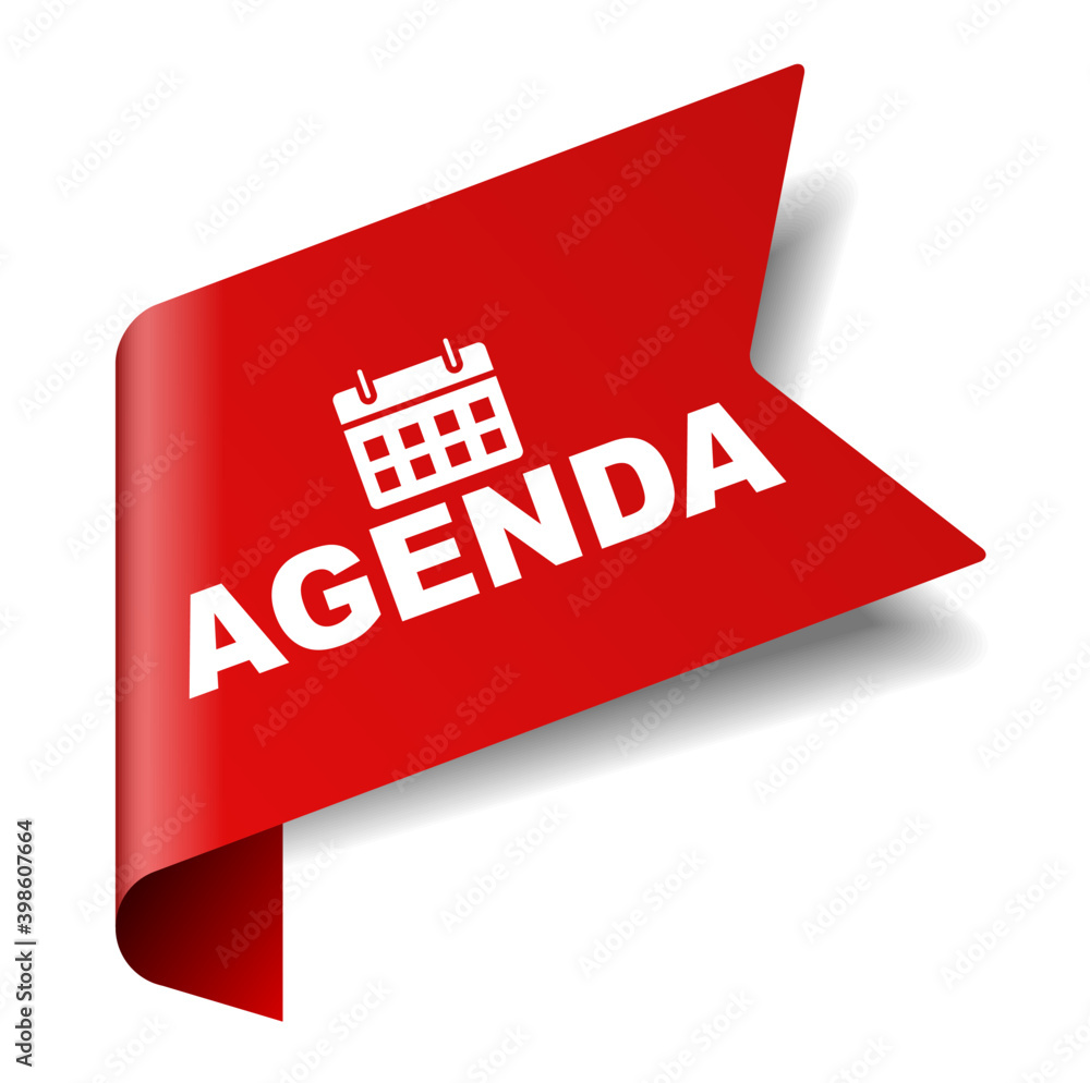 Vetor de red vector illustration banner agenda do Stock | Adobe Stock