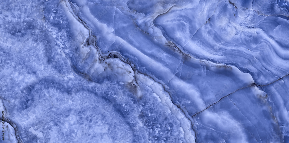 Natural Blue Onyx Marble Detail Texture Background Stock Photo | Adobe ...
