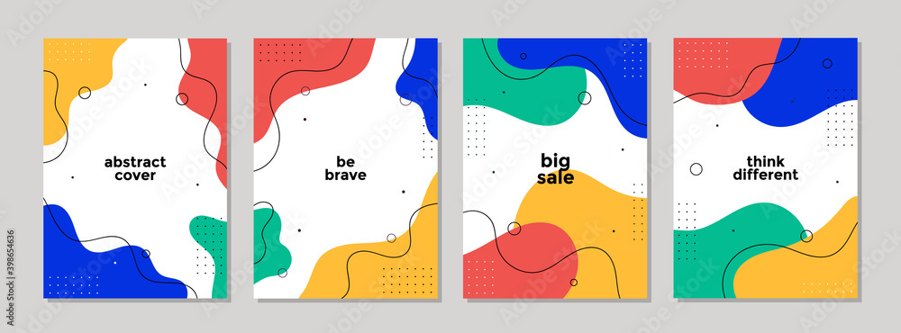 Abstract universal cover designs for Annual Report, Brochures, Flyers ...