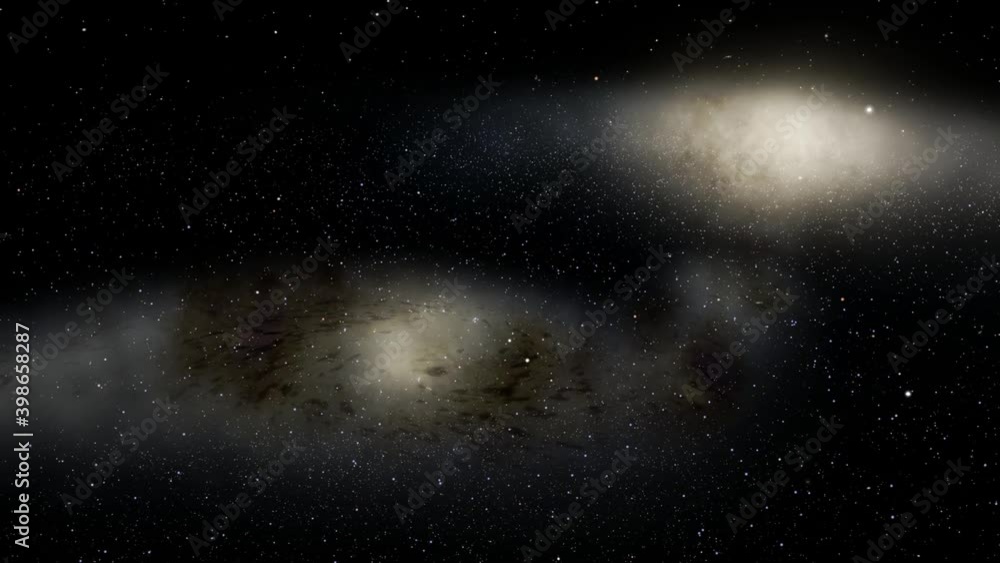Exploration of galaxies through outer space towards a bright milky-way ...