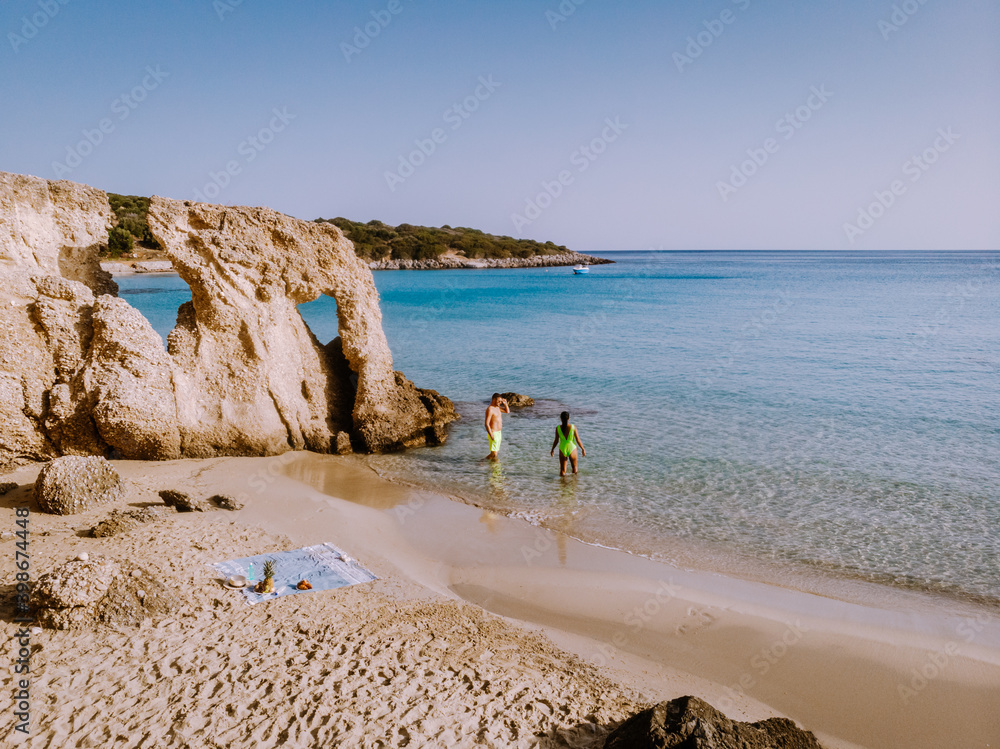 Tropical beach of Voulisma beach, Istron, Crete, Greece ,Most beautiful ...