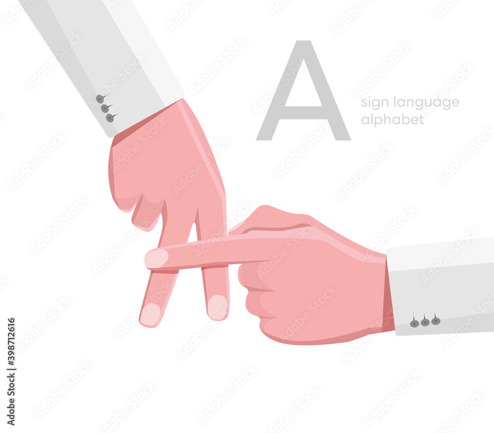 The letter 'A. Universal and Turkish handicapped hand alphabet letter A ...