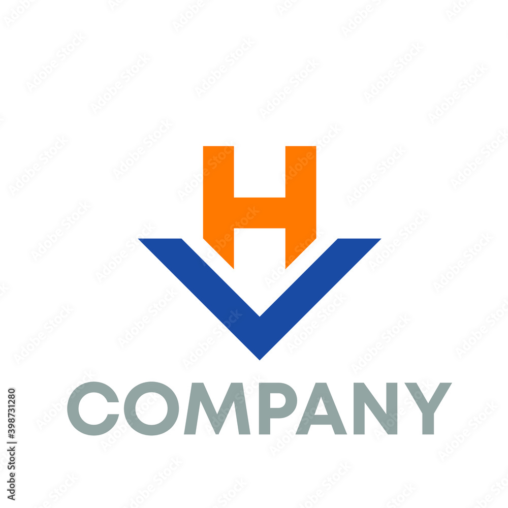 VH logo Stock Vector | Adobe Stock