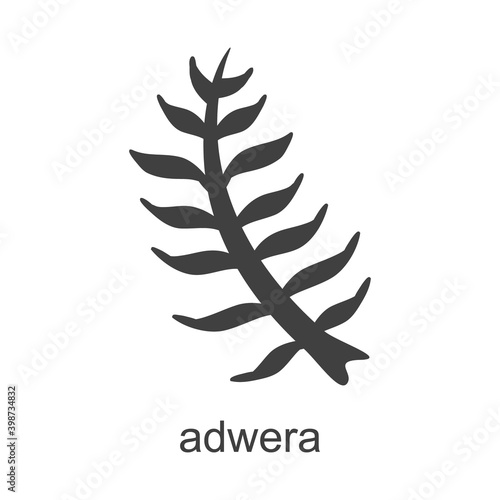vector icon with african adinkra symbol Adwera Stock Vector | Adobe Stock