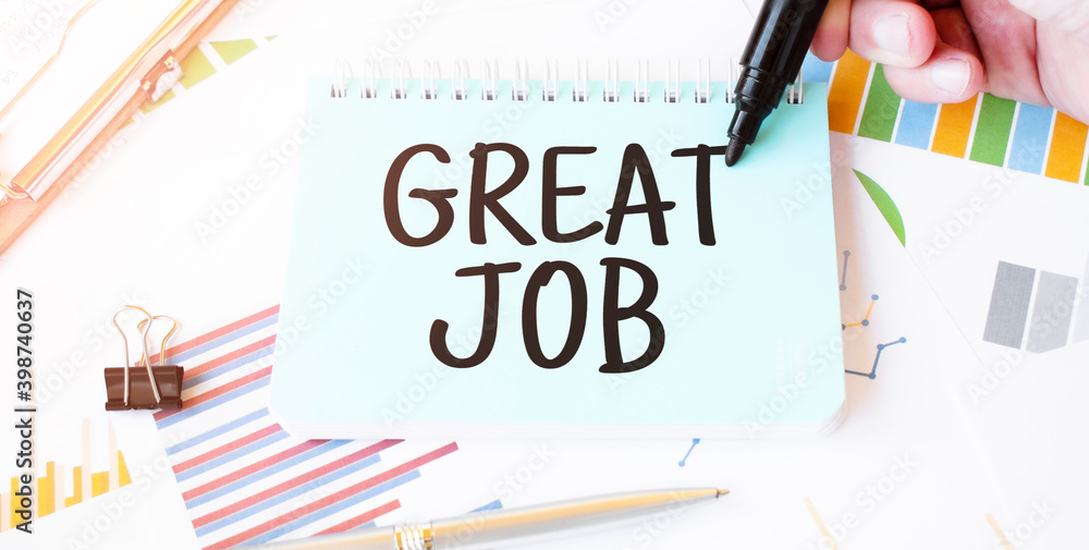 Businessman hand,paper plate,marker, diagram,chart and office tools ...