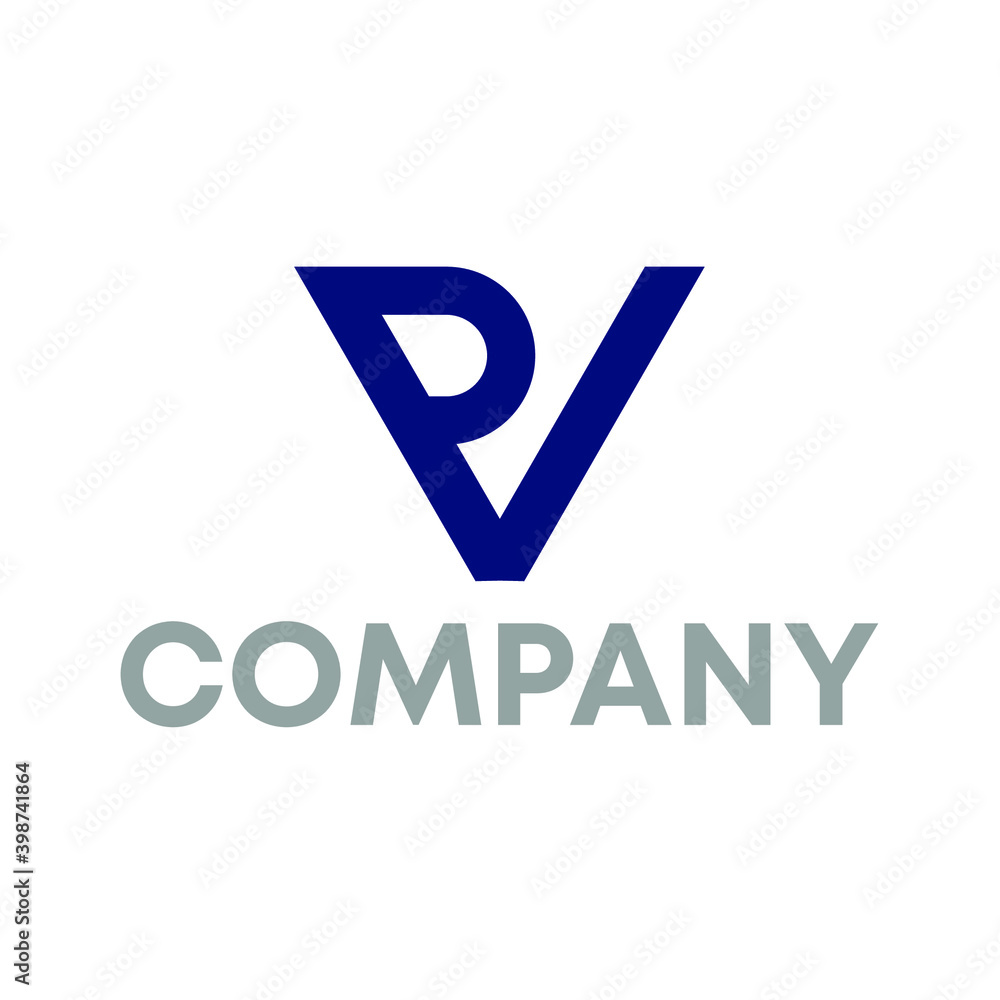 PV logo Stock Vector | Adobe Stock