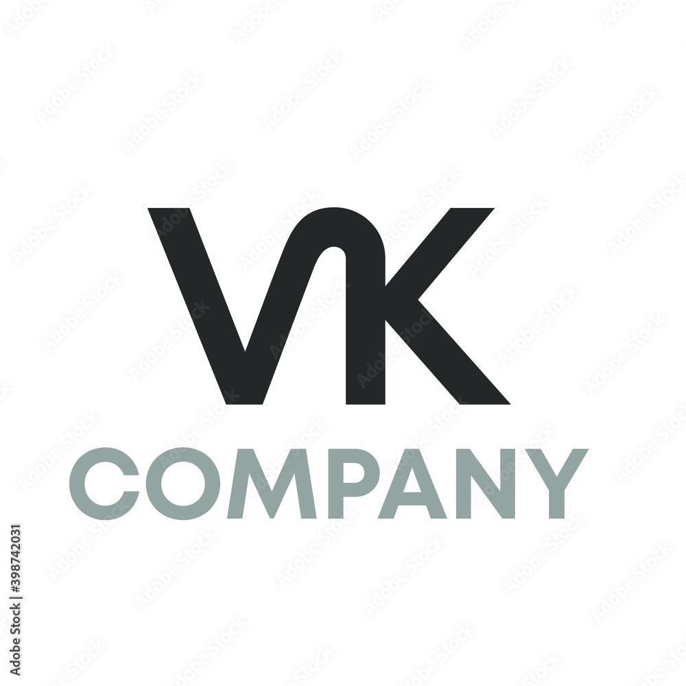 VK logo Stock Vector | Adobe Stock