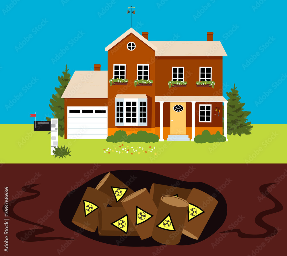 Family home built on contaminated land with hazardous waste buried ...