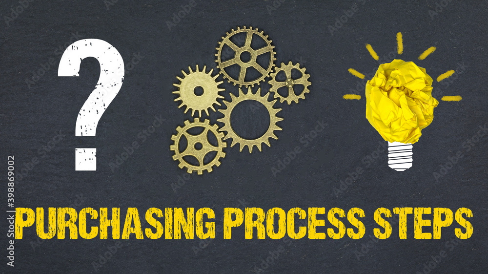 Purchasing Process Steps Stock Photo | Adobe Stock