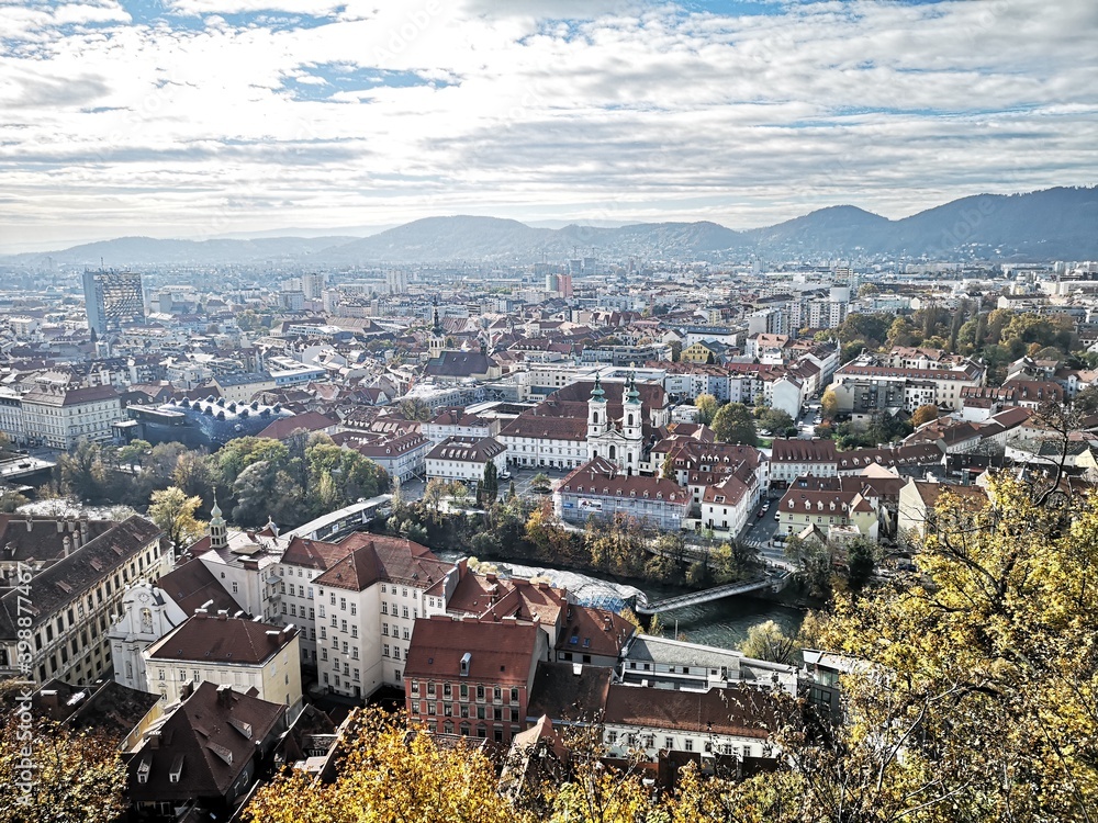 Graz Altstadt und Sehenswürdigkeiten Stock Photo | Adobe Stock