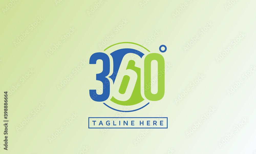Premium 360 degree vector Logo for Start Ups, 360 vector logo design ...