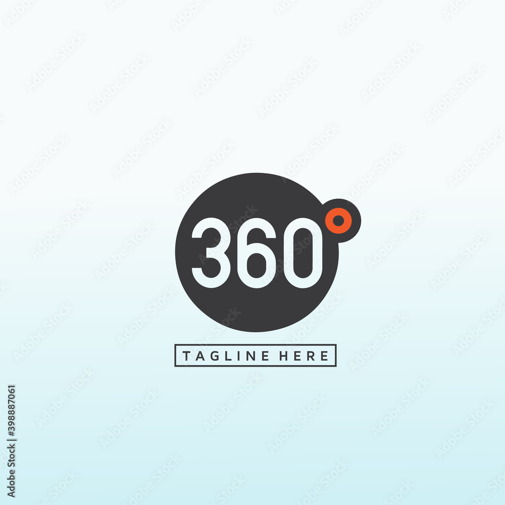 360 Degrees Circle Company Logo, 360 vector logo design template idea ...