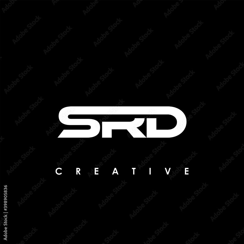 SRD Letter Initial Logo Design Template Vector Illustration Stock ...