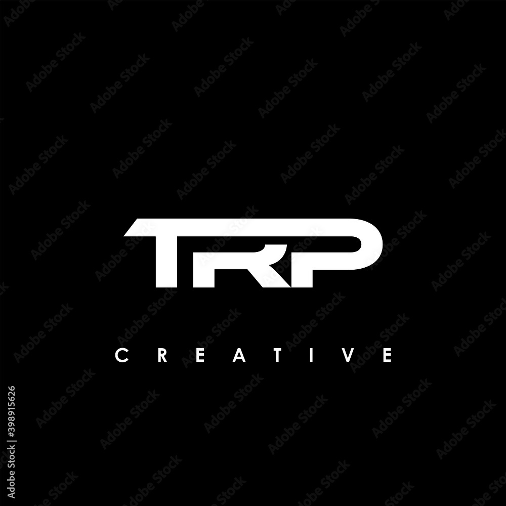TRP Letter Initial Logo Design Template Vector Illustration Stock ...