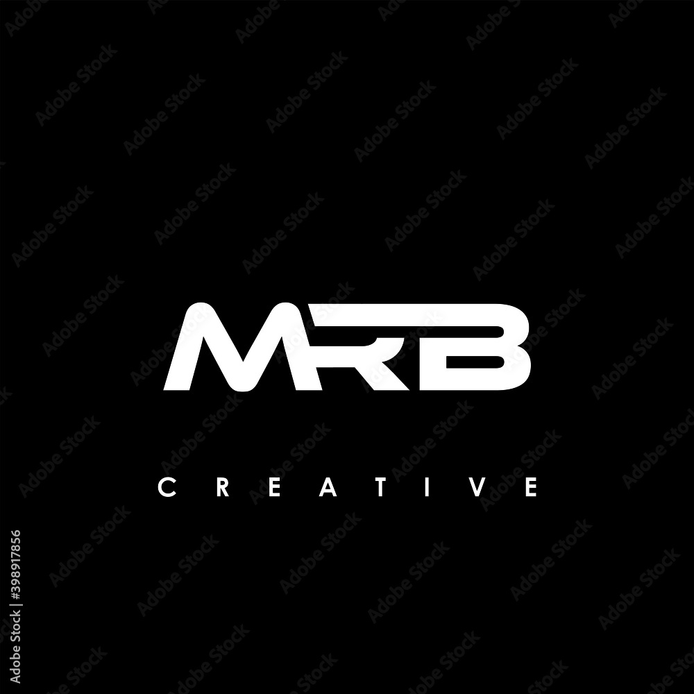 MRB Letter Initial Logo Design Template Vector Illustration Stock Vector | Adobe Stock
