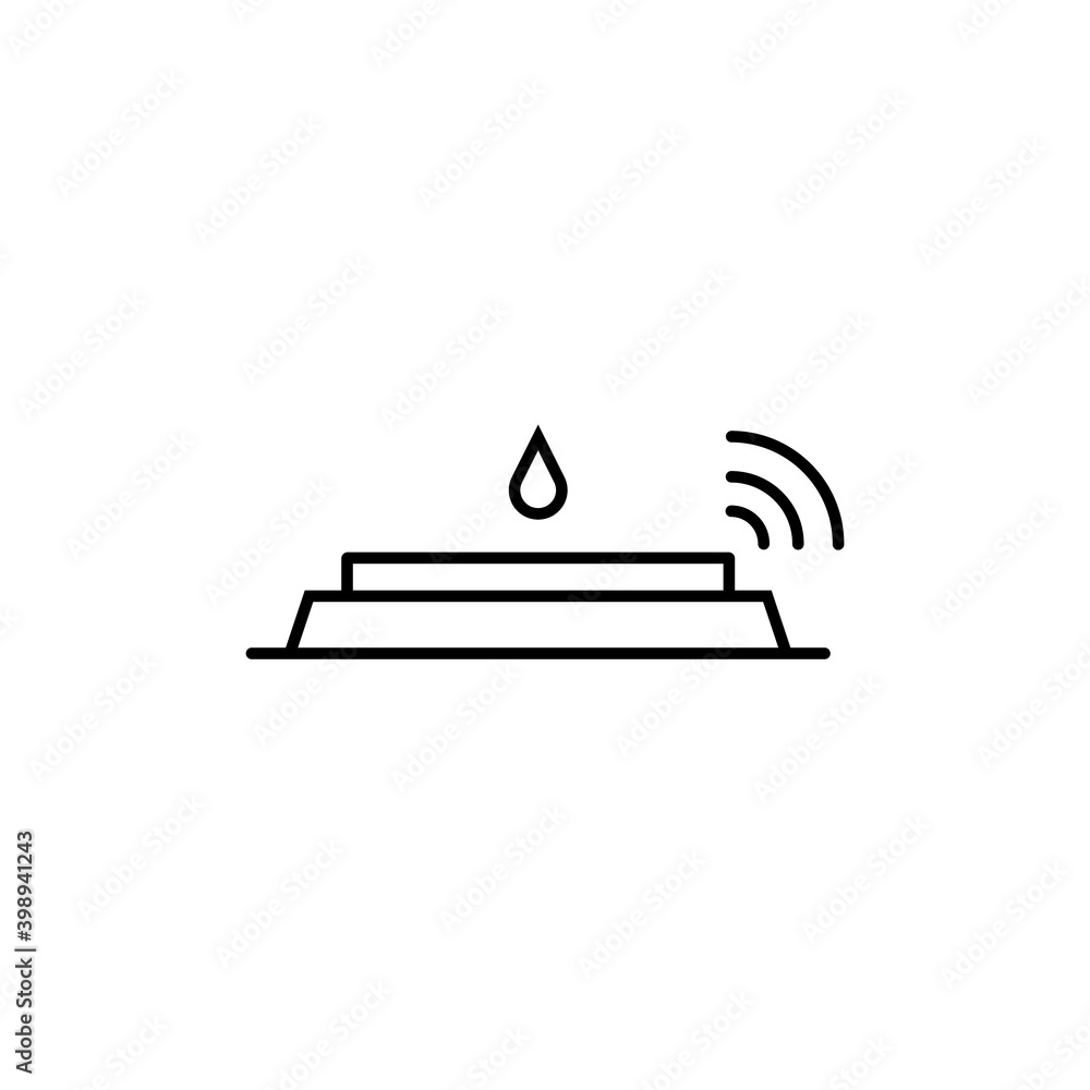 water sensor icon element of plumbing icon for mobile concept and web ...