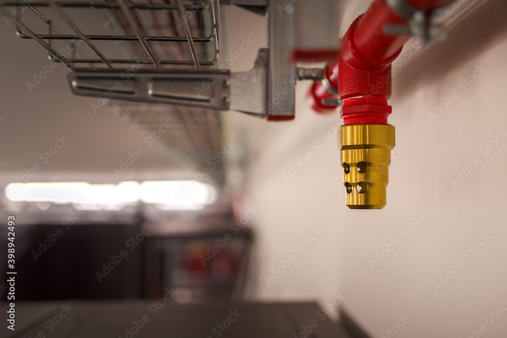 Clean agent fire suppression system used in data centers, backup ...