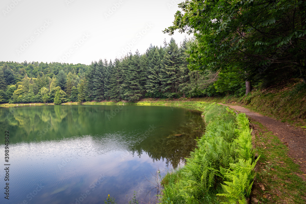 Lago di Meugliano in Valchiusella Stock Photo | Adobe Stock
