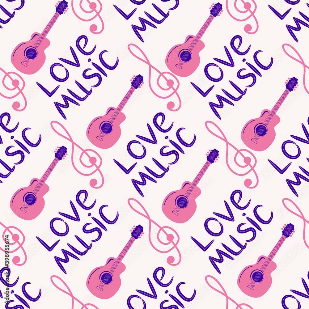 Love Music Notes Wallpaper