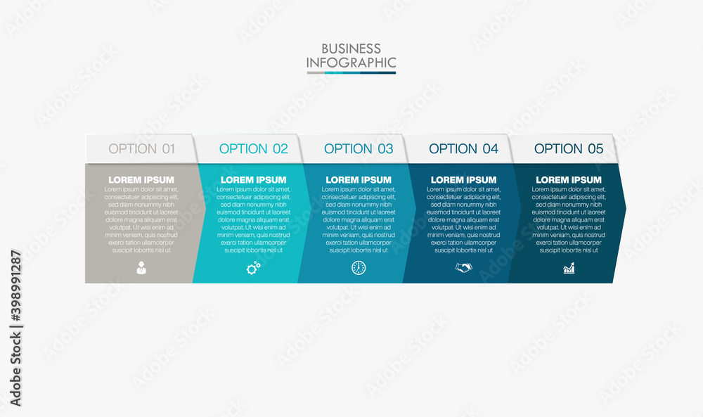 Business data visualization. timeline infographic icons designed for ...