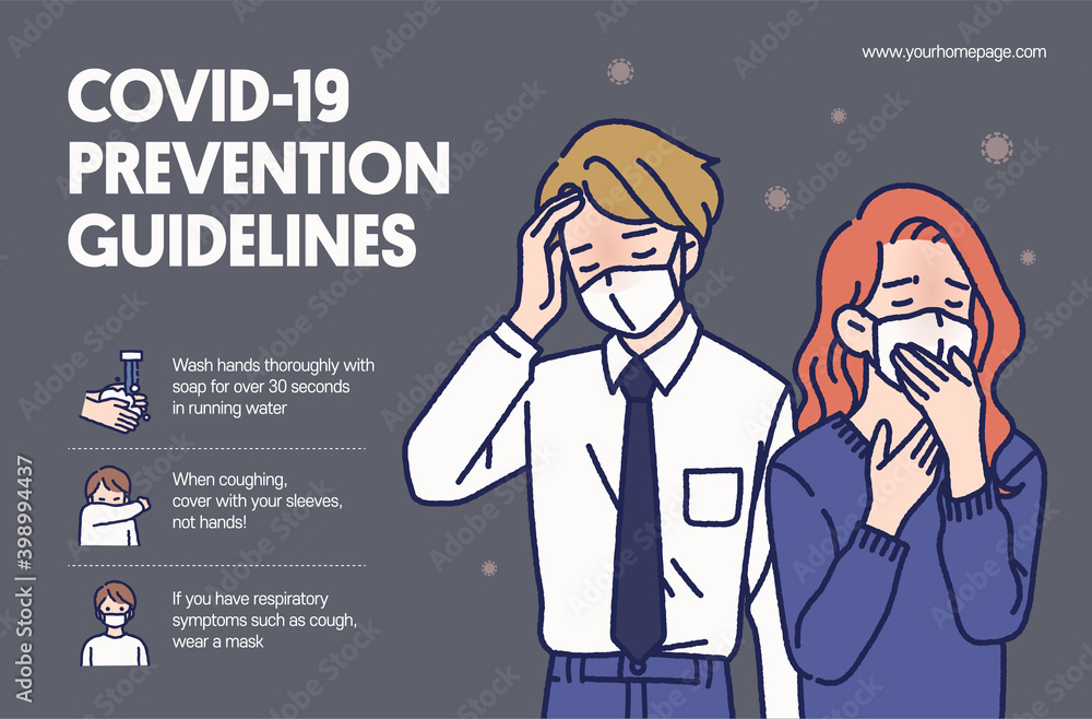 Coronavirus COVID-19 preventions guideline. 3 effective ways to prevent ...