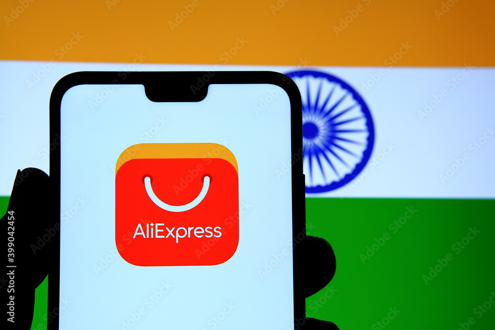 Stafford, United Kingdom - November 25 2020: Aliexpress app logo seen ...