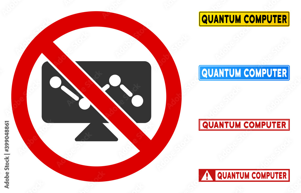 No Trend Monitoring sign with captions in rectangle frames ...