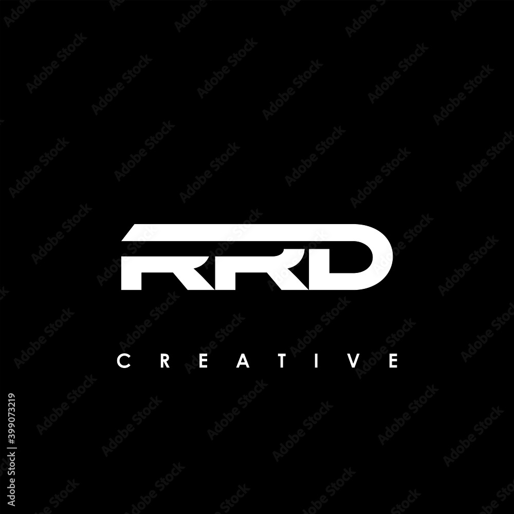 RRD Letter Initial Logo Design Template Vector Illustration Stock ...