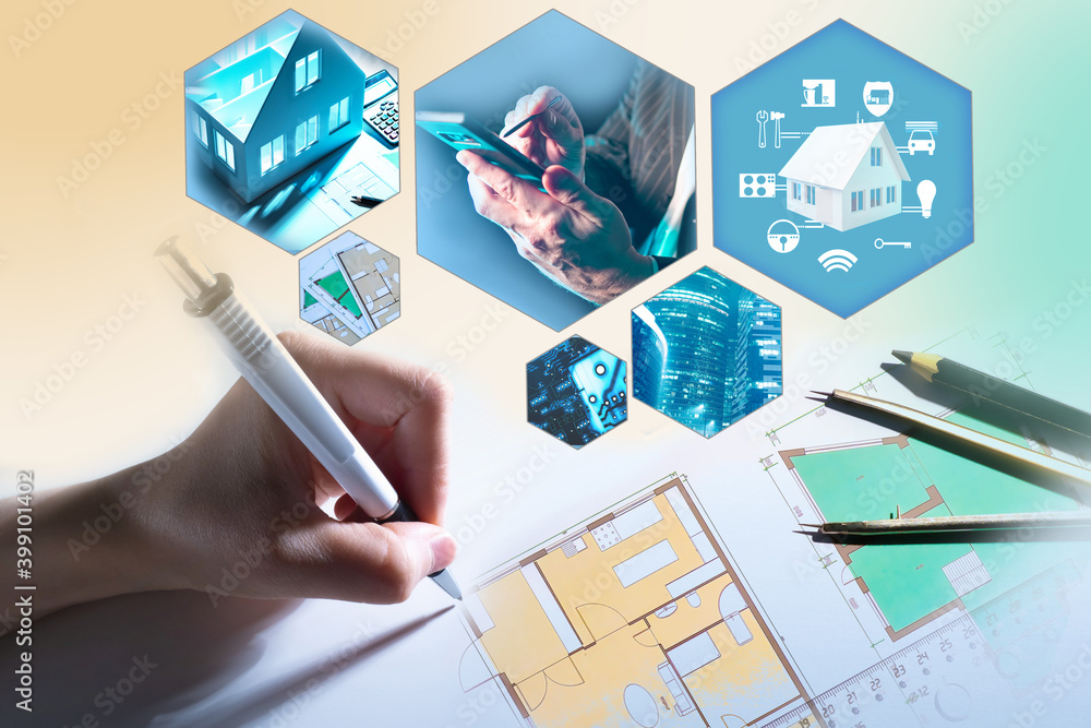 Design taking into account smart home technologies. Concept creation of ...