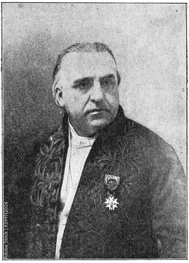 Portrait of Jean-Martin Charcot - a French neurologist and professor of ...