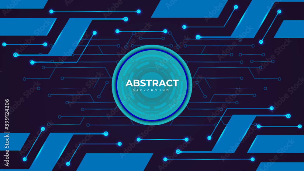 New Abstract technology background design template Stock Vector | Adobe ...