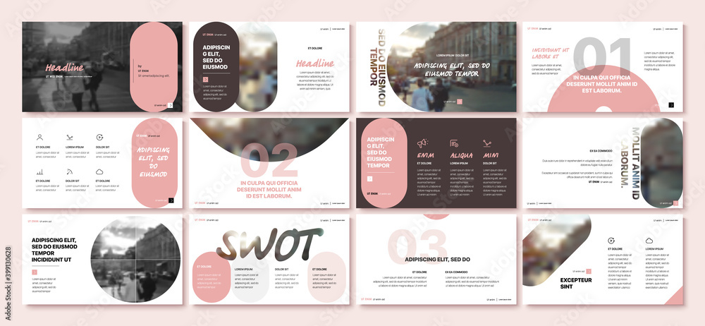 Geometric Graphic Design Project Proposal Presentation. Infographic ...