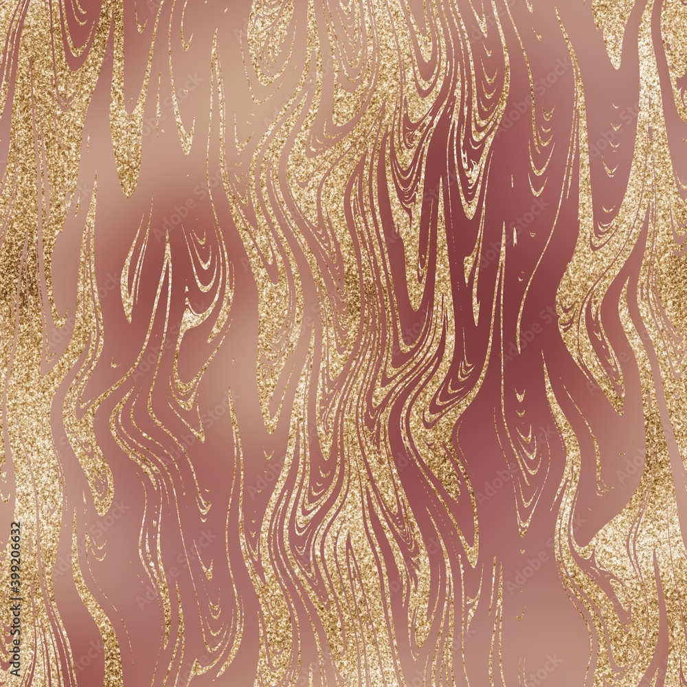 Seamless pink glitter luxury marble streaks on blurry background. High ...