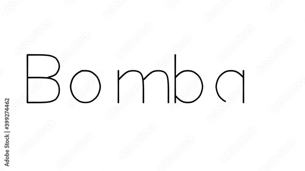 Bombay Handwritten Text Animation in Various Sans-Serif Fonts and ...