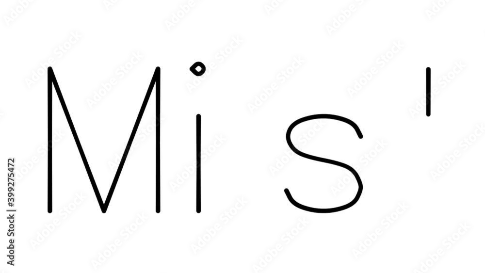 Mist Handwritten Text Animation in Various Sans-Serif Fonts and Weights ...