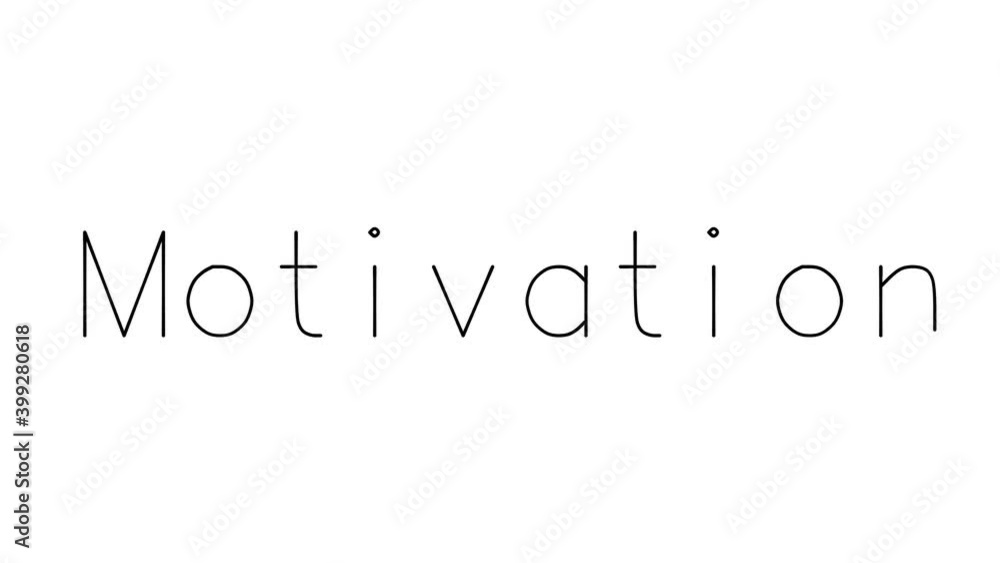 Motivation Handwritten Text Animation in Various Sans-Serif Fonts and ...