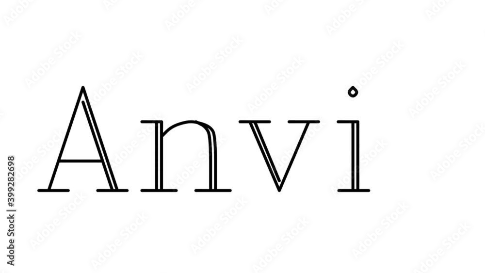 Anvil Animated Handwriting Text in Serif Fonts and Weights Stock Video ...