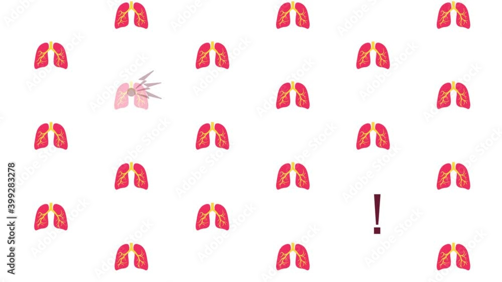 Stockvideon Coronavirus transmission pattern animation. 2019-nCov ...