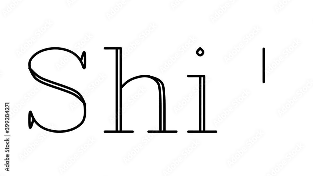 Shit Animated Handwriting Text in Serif Fonts and Weights Stock Video ...