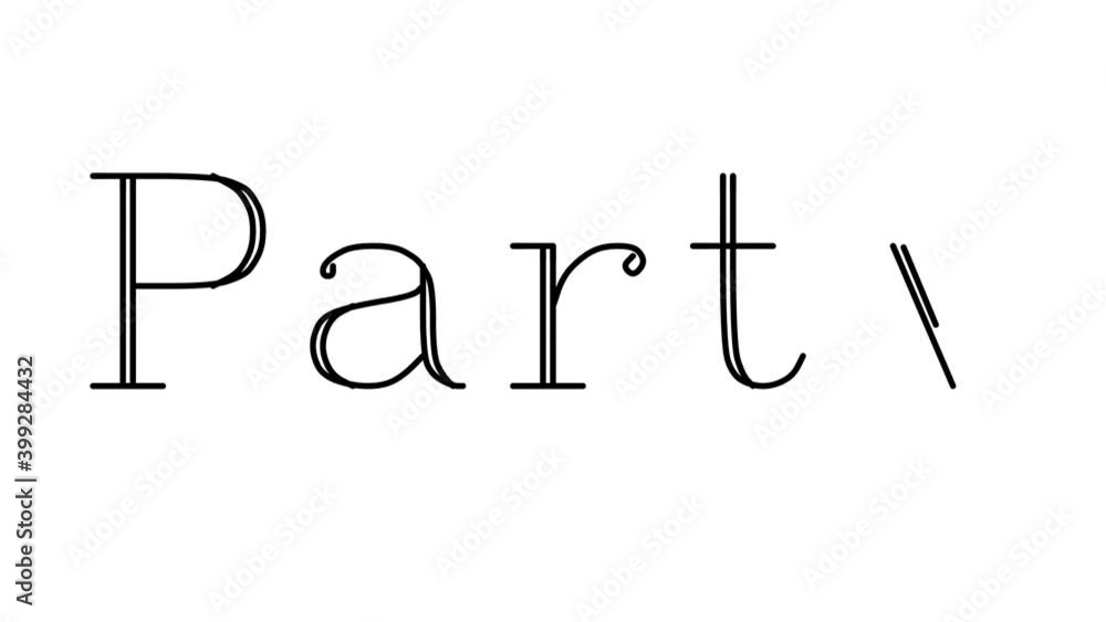 Party Animated Handwriting Text in Serif Fonts and Weights Stock Video ...