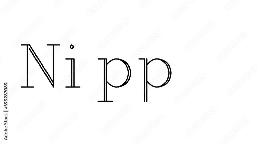 Nipple Animated Handwriting Text in Serif Fonts and Weights Stock Video ...