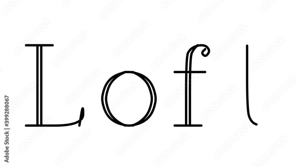Loft Animated Handwriting Text in Serif Fonts and Weights Stock Video ...
