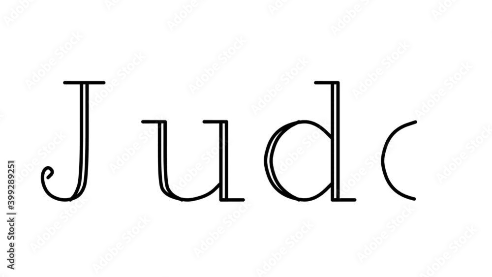 Judo Animated Handwriting Text in Serif Fonts and Weights Stock Video ...