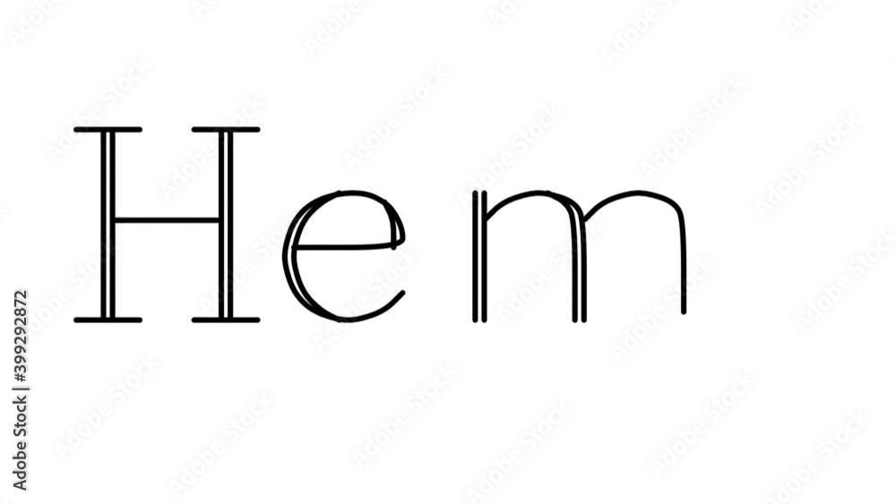 Hemp Animated Handwriting Text in Serif Fonts and Weights Stock ビデオ ...