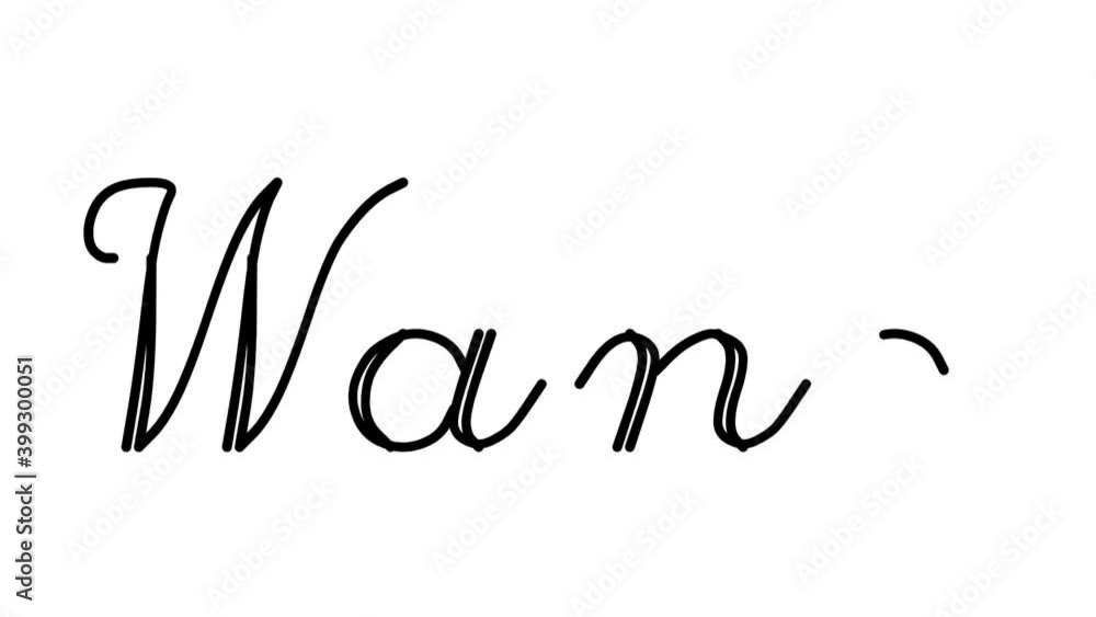 Wand Decorative Handwriting Animation in Six Cursive and Gothic Fonts ...