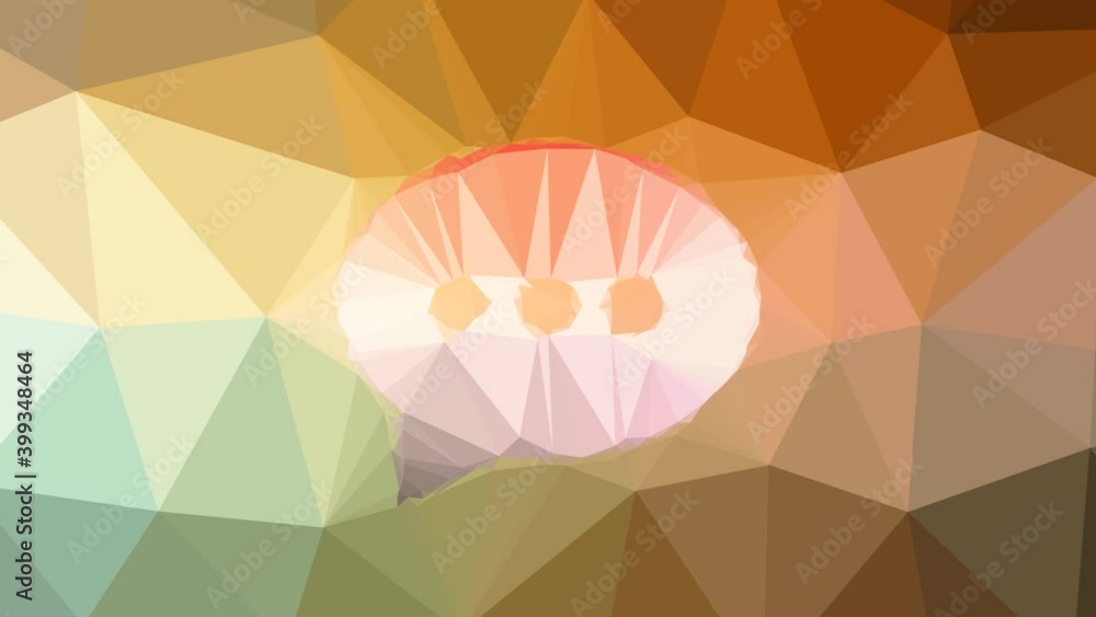 bubble message im text dissolving strange tessellation looping pulsing ...