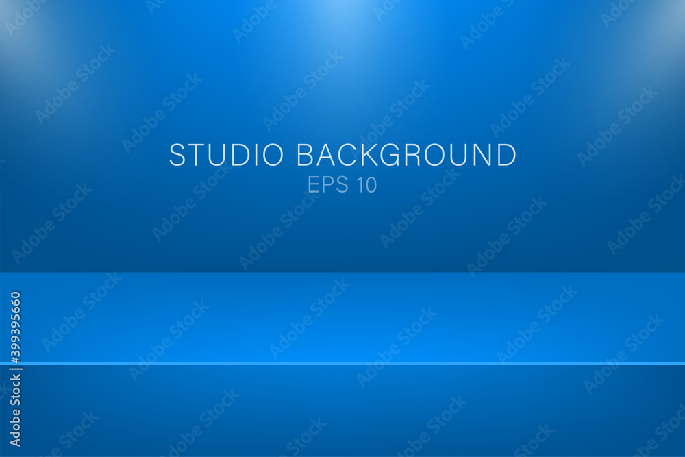 Modern studio background, great design for any purposes. Vector blue ...