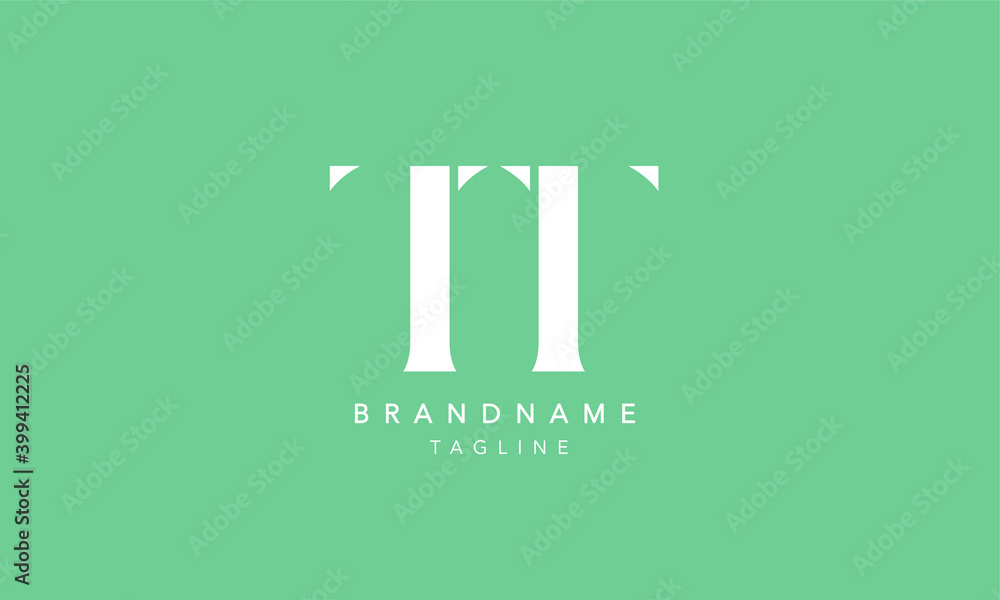 TT Alphabet initial Letter Monogram Icon Logo vector illustration Stock ...