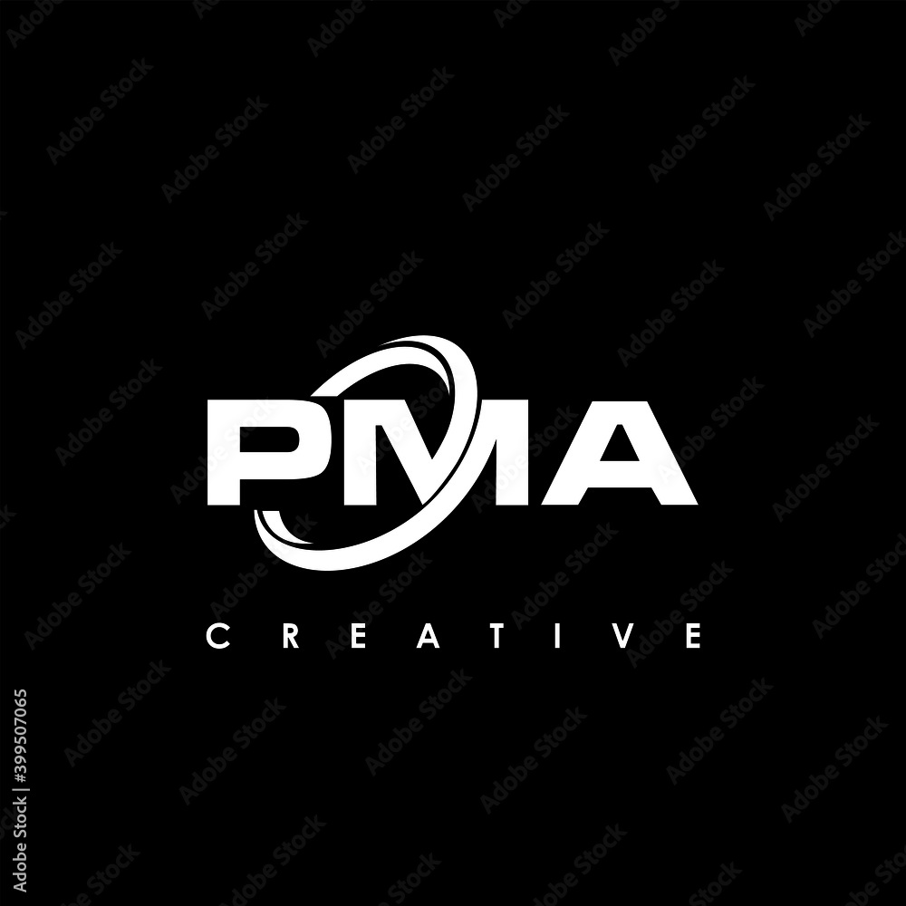 PMA Letter Initial Logo Design Template Vector Illustration Stock ...